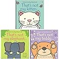 Thats Not My Touchy Feely Series Collection 3 Books Set By Fiona Watt ...
