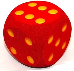 Giant Foam Dice - 16cm - Red: Amazon.co.uk: Toys & Games