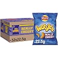 Walkers Crisps Wotsits Really Cheesy Snacks, 22.5g (Case of 32 ...