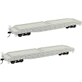 Evemodel 2 Set Spur H0 1:87 Hochbordwagen Modell Eisenbahn Güterwagen ...