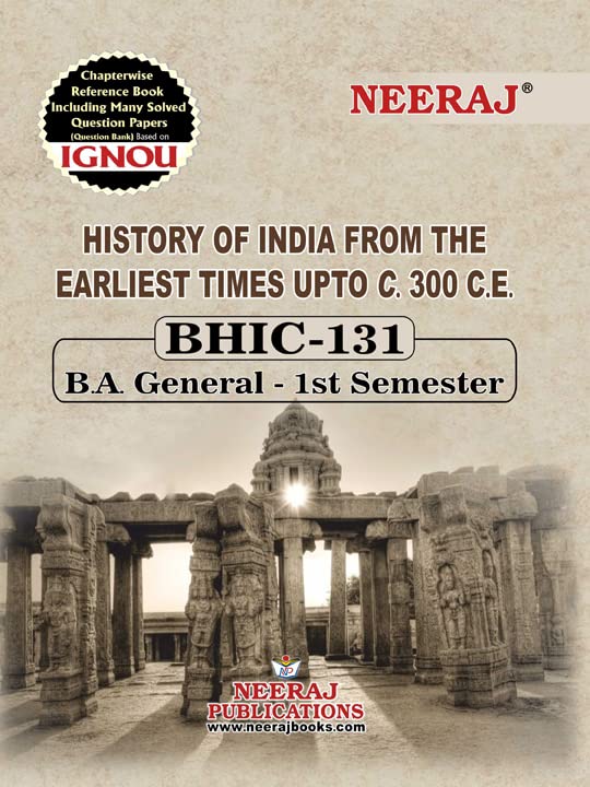 Buy Neeraj Publication CBCS BHIC-131 - HISTORY OF INDIA FROM THE ...