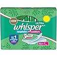 Buy WHISPER ULTRA HYGIENE+COMFORT SANITARY PADS, 7 XL+ PADS, FOR HEAVY ...