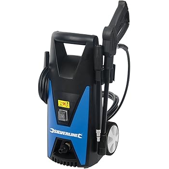 Silverline 102580 Pressure Washer Max 105 Bar, 1650 W: Amazon.co.uk ...