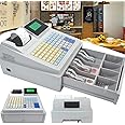 FENGSSLL Electronic Cash Register, 81 Keys Cash Register Till for Small ...
