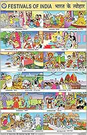 Buy TeachingNest | Festivals of India Chart (50x75cm) | Charts For ...
