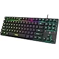 Amazon.in: Buy EvoFox Fireblade Wired TKL Gaming Keyboard with ...