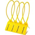 Lzbignun 100 Plastic Tamper Seals Numbered Zip Ties for Fire ...