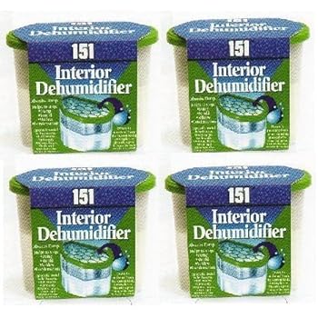 4 Interior dehumidifier, Absorbs damp crystals in box: Amazon.co.uk ...