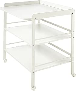 Geuther Table à Langer Clara, Blanche, Plan à langer + 2 étagères ...