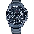Tommy Hilfiger Mens Multi dial Quartz Watch with Stainless Steel Strap ...