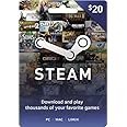 Valve - Steam Wallet Prepaid Card ($20) : Amazon.in: Video Games