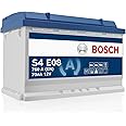 BOSCH 0 092 S4E 081 S4 E08 Starterbatterie 70Ah 12V 760A EFB DIN/ISO L3 ...