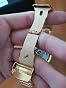 Henry Jay men’s quartz watch, gold plated stainless steel two tone ...