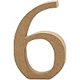 Wooden MDF Number 1 - Size 13cm Tall - Free Standing Wooden Number For ...