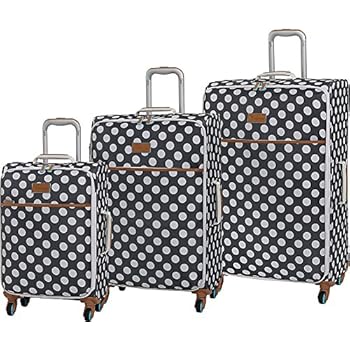 2408 Union Jack Multicolour Set of 3 Suitcases - Super Lightweight 4 ...