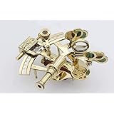MEDIEVAL EPIC White Star Line-Solid Brass Sextant-Titanic Memorabilia Burnished Brass Sextant W ...