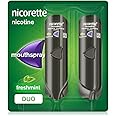 Nicorette QuickMist 1mg Spray Mouthspray Nicotine Freshmint-Duo- 2 x ...