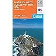 Anglesey West / Gorllewin Ynys Mon Map | Holyhead / Caergybi | Ordnance ...