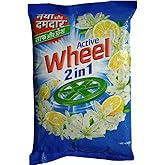 Wheel Active 2 in 1 Detergent Powder - Clean and Fresh (Blue), Pack of ...