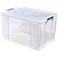 Bankers Box 85L Plastic Storage Boxes with Lids. ProStore Super Strong ...