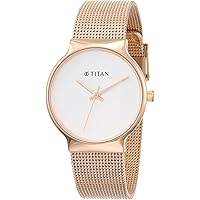 Titan Women Metal Analog White Dial Watch-95142Wm01/Np95142Wm01, Band ...