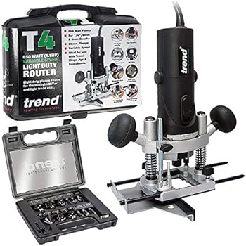 Trend T4ek 240v Variable Speed Router 850w: Amazon.co.uk: DIY & Tools