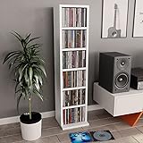 vidaXL CD Cabinet Living Room Records Media Storage Display Shelf ...