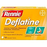 Rennie Deflatine, Trapped Wind and Bloating Tablets, Fast and Effective ...