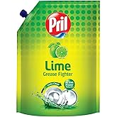 Pril Lime Liquid Dishwash Gel - 2 Litre Pouch | Dish Cleaning Liquid ...