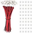 Lyeteung 50 Paires JST 2.0 PH 2 Pin Connecteur, Micro JST PH 2.0 2-Broches Connecteur Plug Mâle ...