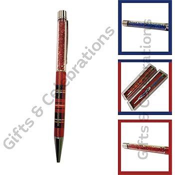 Tartan Pen Twin Set - A great Scottish gift: Amazon.co.uk: Office Products
