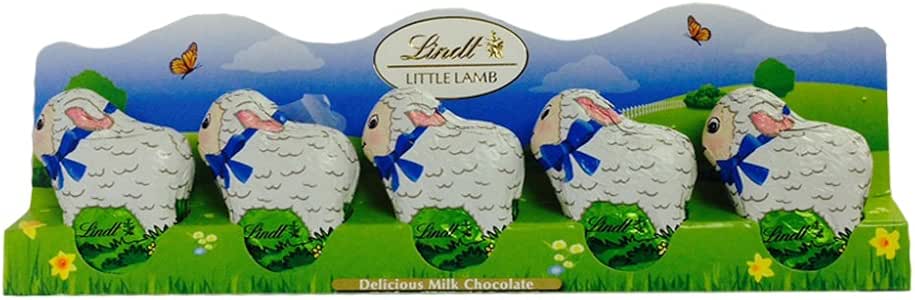 Lindt Milk Chocolate Easter Lambs - 5 Pack: Amazon.co.uk: Grocery