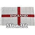 England Flag (material) - 5ft x 3ft : Amazon.co.uk: Garden