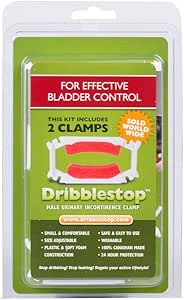 Dribblestop Male Urinary Incontinence Clamp | Pack of 2 | Prevent Urine ...