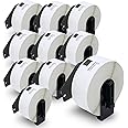 BETCKEY - 10 Rolls DK-11201 Labels, 29mm x 90mm, 4000 Standard Address ...