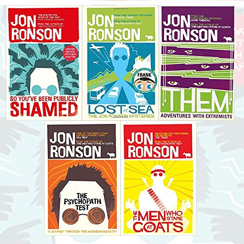Buy Jon Ronson Collection 6 Books Bundle set (So You've Been Publicly ...