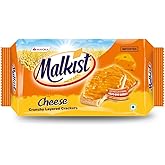 Malkist Cheese Flavoured Crunchy Layered Cracker - Cheese Coated ...