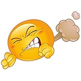 easydruck24de 1 Aufkleber Smiley Mittelfinger I kfz_006 I 9 cm Ø I ...