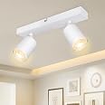 Dehobo Spotlight Rails and Rails, Double GU10 Modern Adjustable Ceiling ...