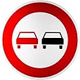 ORIGINAL Verkehrszeichen 276 * Überholverbot für Kraftfahrzeuge aller ...