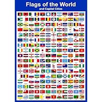 Wisdom Learning Flags of The World Poster - Countries Wall Chart ...