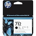 HP 3ED70A 712 38ml Black DesignJet Standard Yield Pigment-based Ink ...