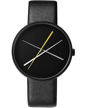 Projects Watch - Crossover - Black Leather : Amazon.de: Fashion