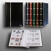 Prophila stockbook stamp album (new) 60 white sides, padded blue cover ...
