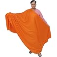 Buy Sprha Solid Orange/bhagwa/Kesari color wollen Lohi/shawl/stole size ...