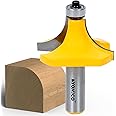 Yonico 13168 3/4-Inch Radius Round Over Edge Forming Router Bit 1/2 ...