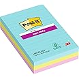 Post-it Super Sticky Large Notes, Cosmic Collection, Lined, 101 mm x ...