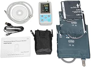 NMNMNM Monitor 24Hour Ambulatory Blood Pressure Monitor Holter Abpm50+3 ...