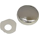 Free P&P - Chrome Screw Caps - 2 Part Plastic Dome Screw Caps Covers ...