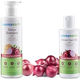 Buy Mamaearth Anti Hair Fall Spa Range with Onion Hair Oil + Onion Shampoo + Onion Conditioner ...